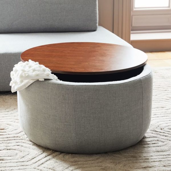Floating Disks Side Table – Dark Walnut – Cre8 NYC